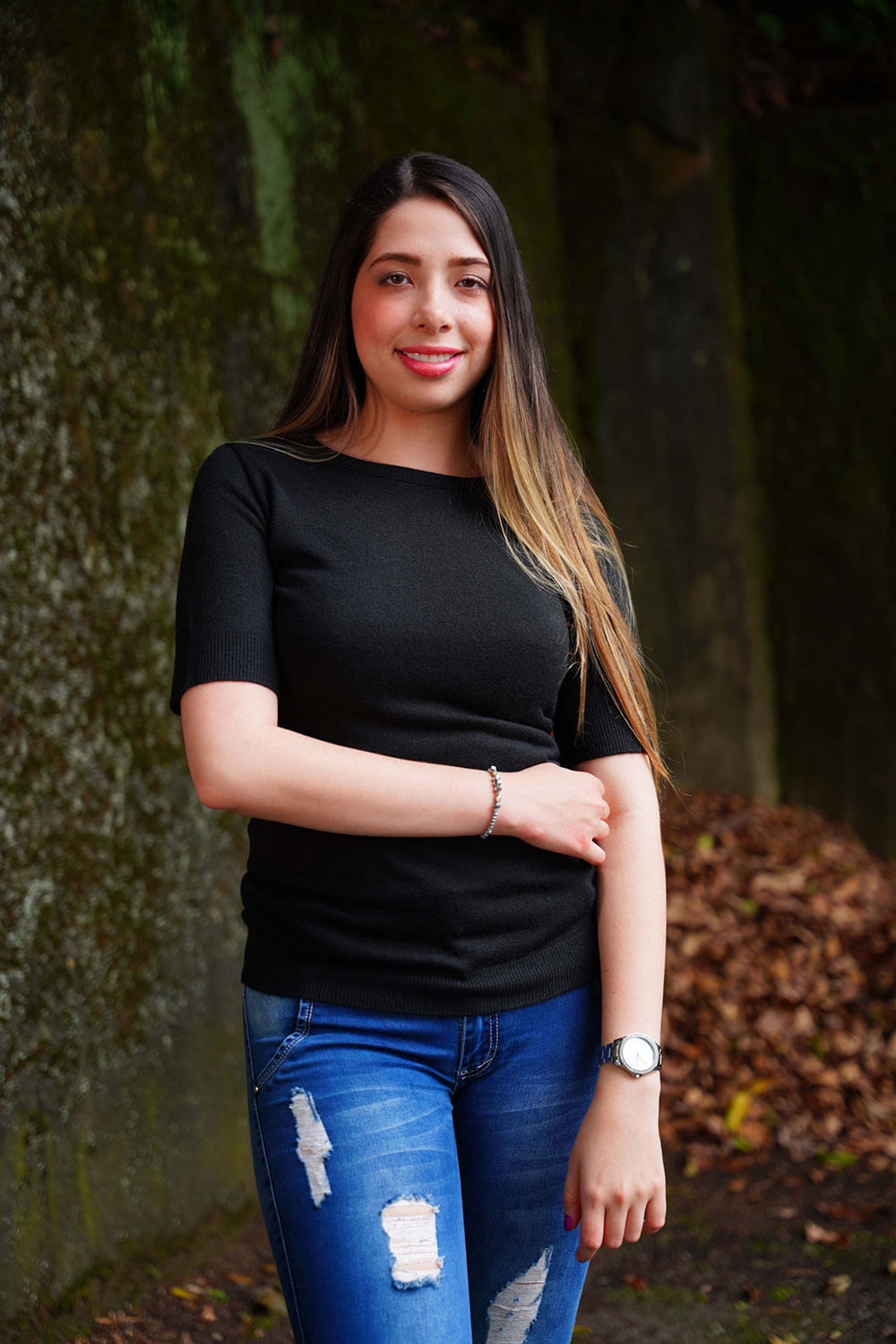 Blusa Manga Corta Mujer