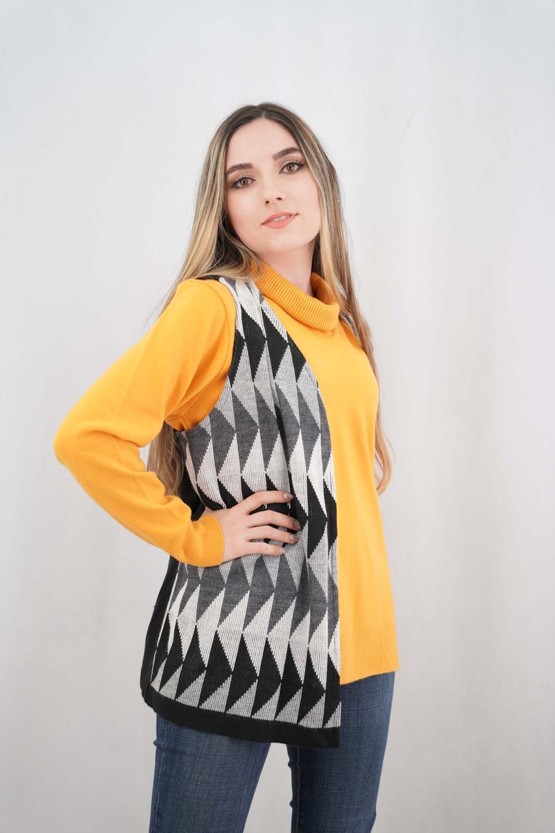 Chaleco Dibujado Mujer